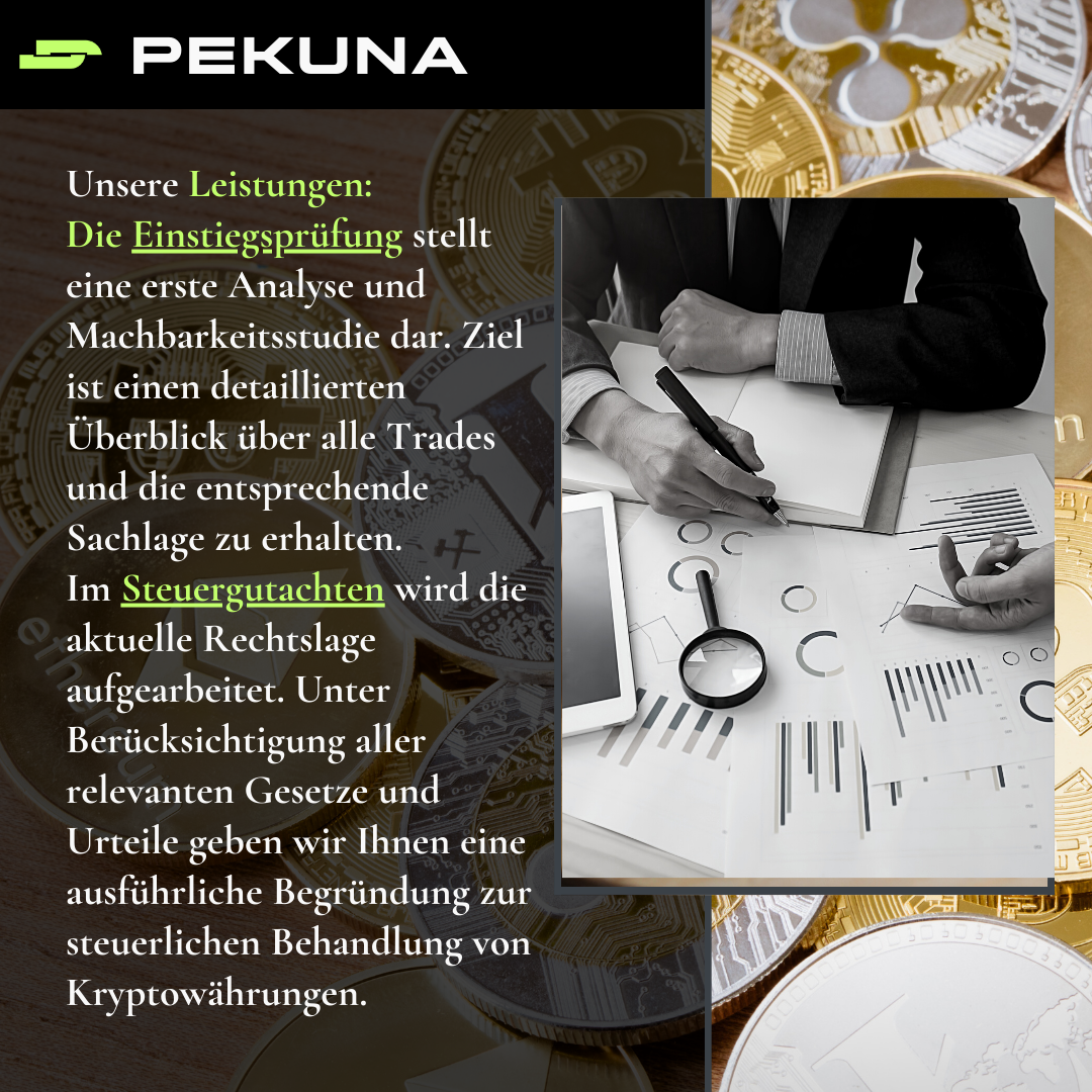 Leistungen - Pekuna